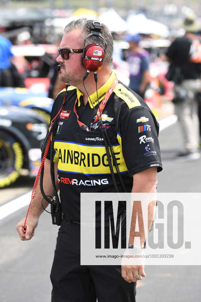 NASHVILLE, TN - JUNE 23: Danny Stockman, crew chief for Nick Sanchez ...