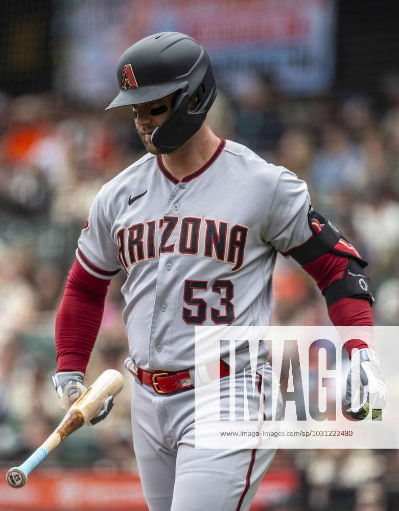 June 24 2023 San Francisco CA, U.S.A. Arizona first baseman Christian ...