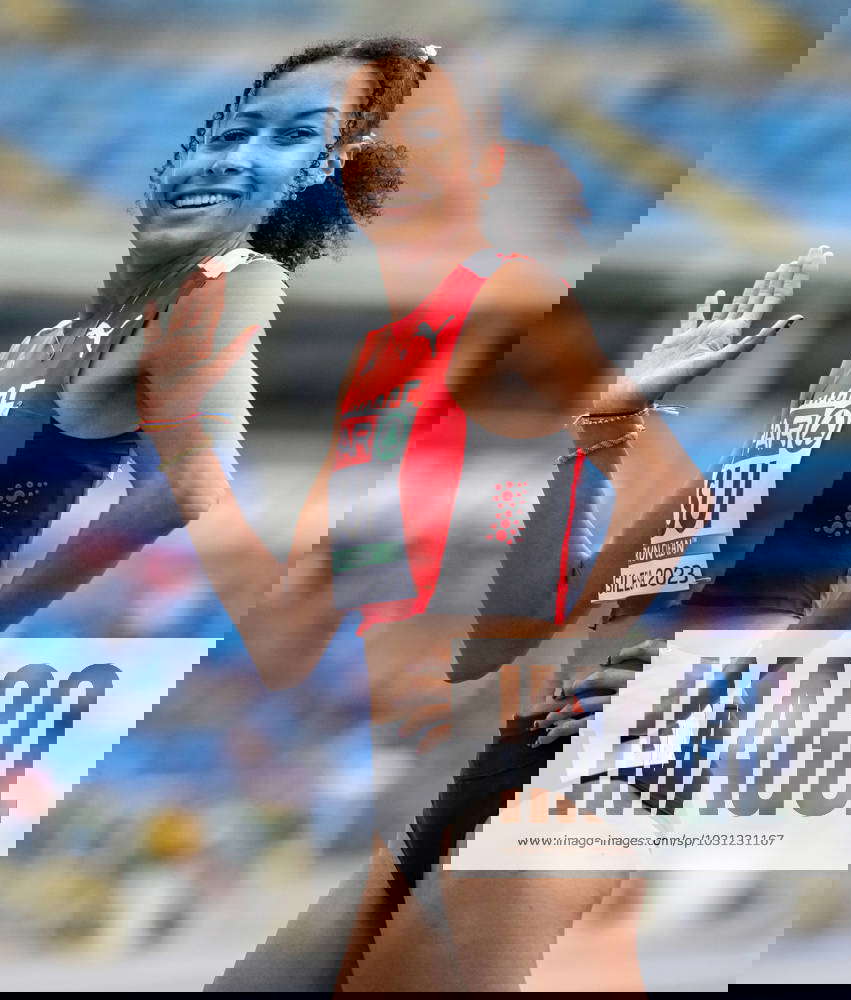 CHORZOW, POLAND - JUNE 24: Audrey Werro of Switzerland leading 800 ...