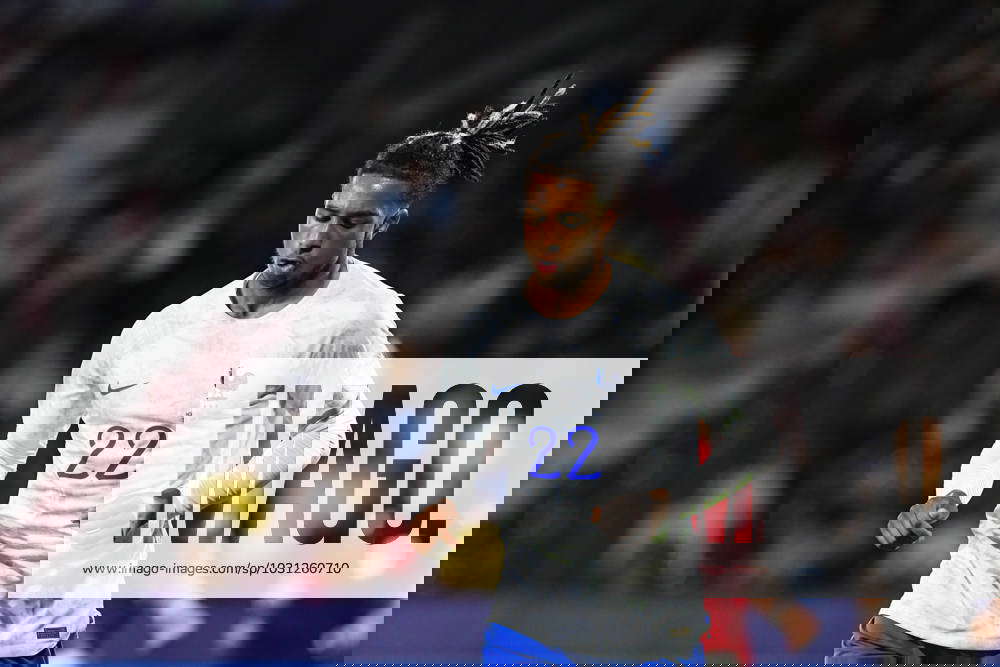 Norway v France - U21, U 21 EURO 2023 Michael Olise celebrating during ...