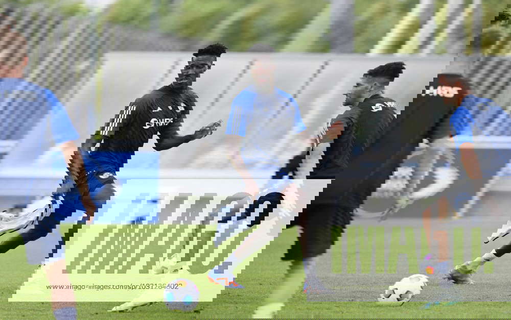 New signing Bryan Lasme Schalke 04 26 06 2023, football GER, season ...