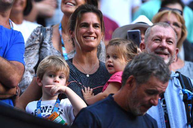 Australian Open - Atmosphere Former tennis player Amelie Mauresmo of ...