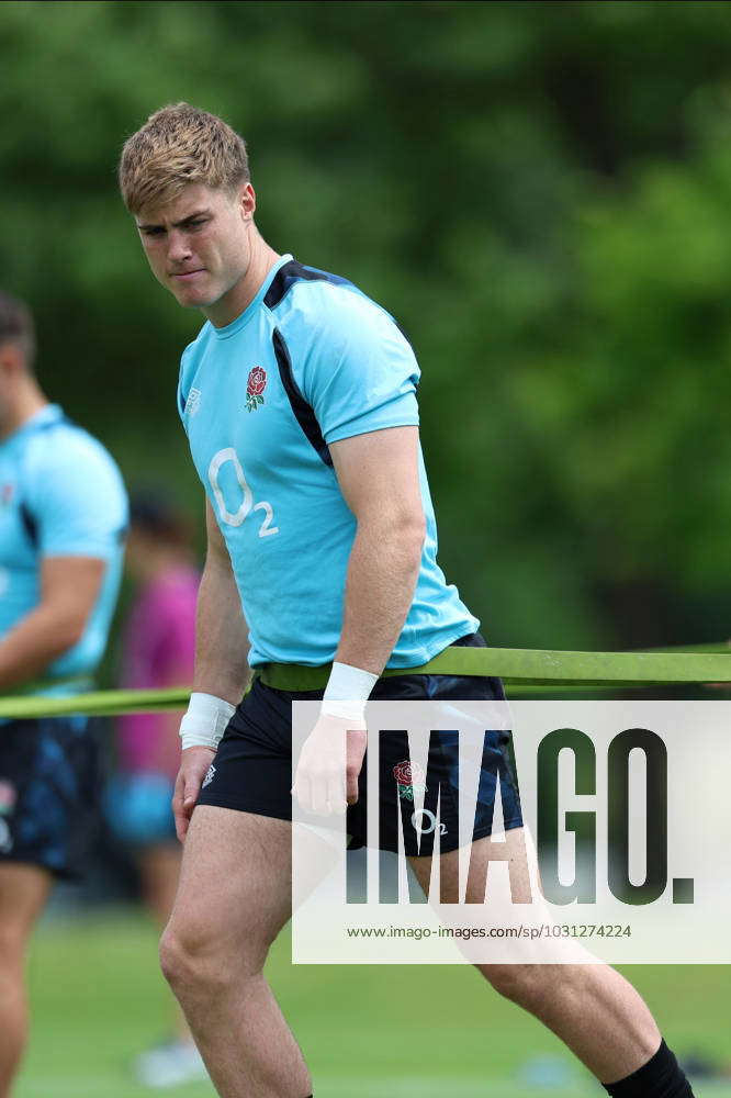 England Rugby Training, London, UK - 26 Jun 2023 Tommy Freeman of ...