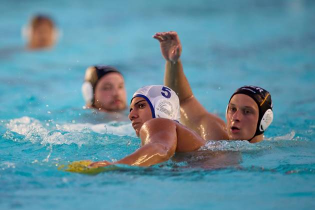 TAL-QROQQ, MALTA - 25 JUNE 2023: Malta national Water polo, Wasserball ...