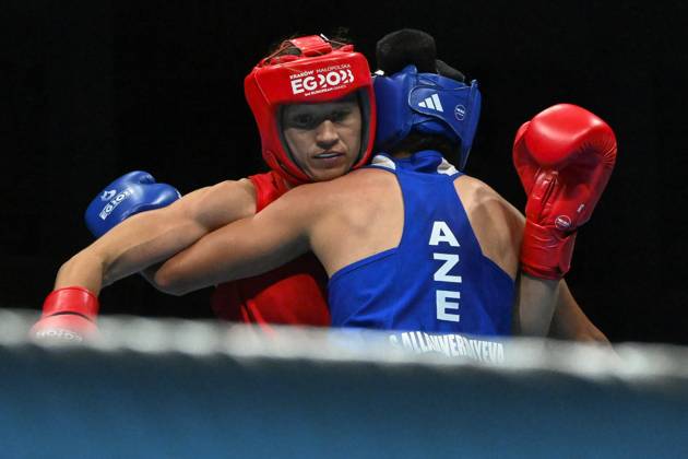 Boxer Athlete Oshin Derieuw pictured in action during the 1 16 ...