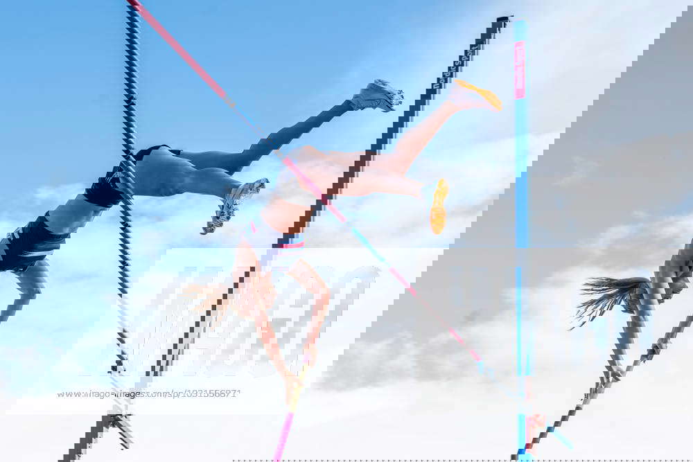 Sara Winberg, Täby IS, competes in the womens pole vault during the ...