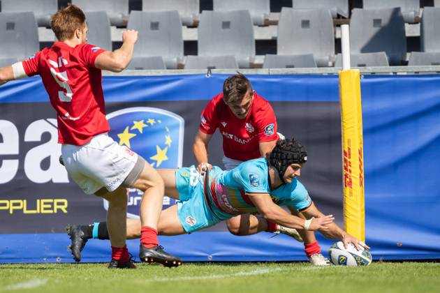 European Rugby Championship 2024, Tournament 2 in Hamburg Tackle by ...