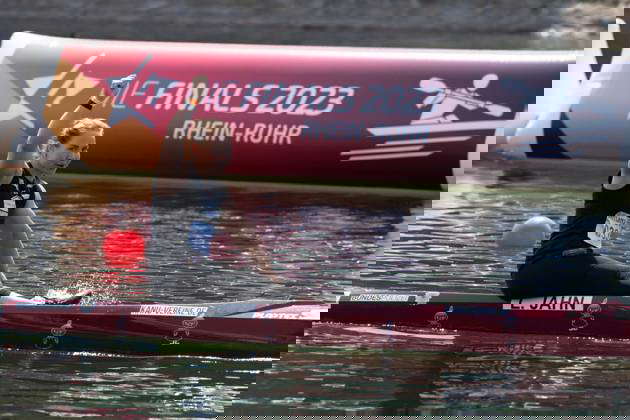 Lisa JAHN KC Berlion, winner, gold medal, award ceremony finals canoe ...