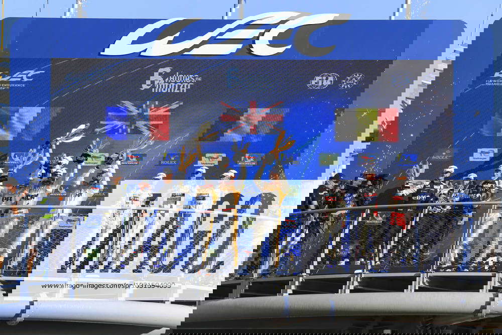PODIUM LMP2 FIA WEC 6H OF MONZA 2023 WINNER 28 JOTA (GBR) - ORECA 07 ...