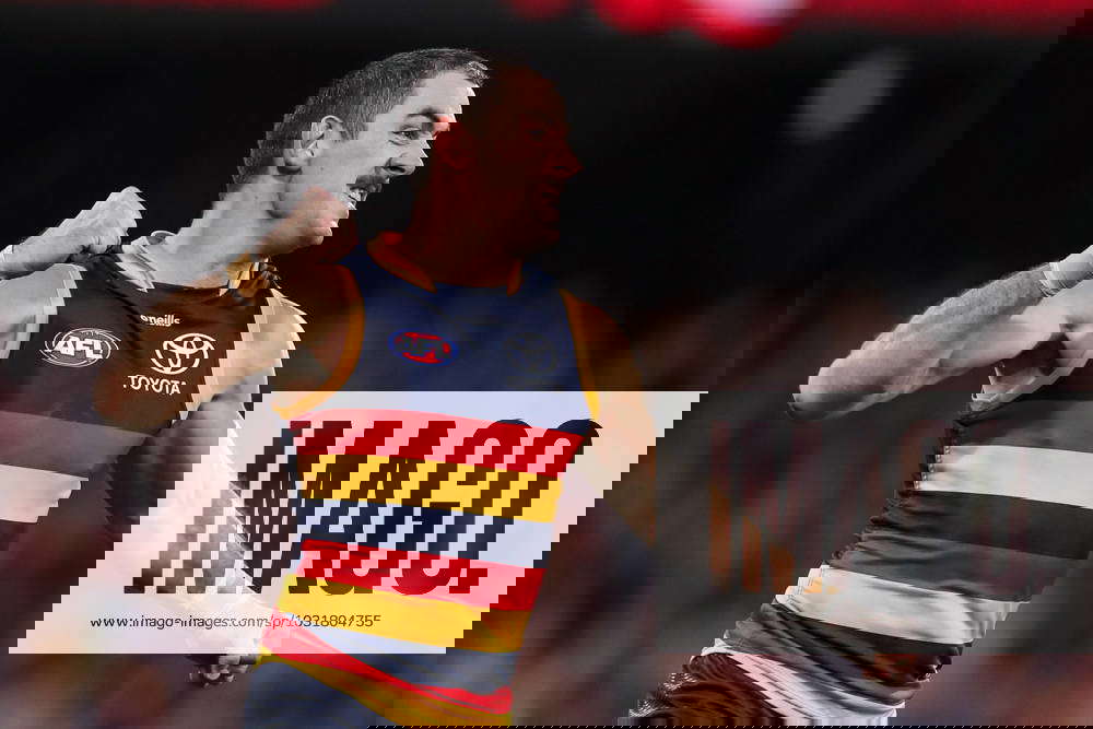 AFL CROWS GIANTS, Taylor Walker of the Crows celebrates a goal during ...