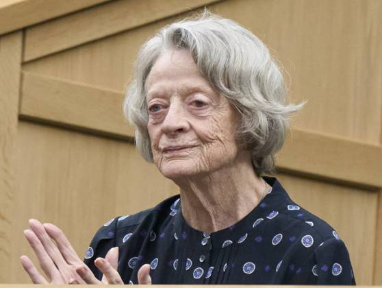 2023 Wimbledon Championships Actor Dame Maggie Smith in the Royal Box ...