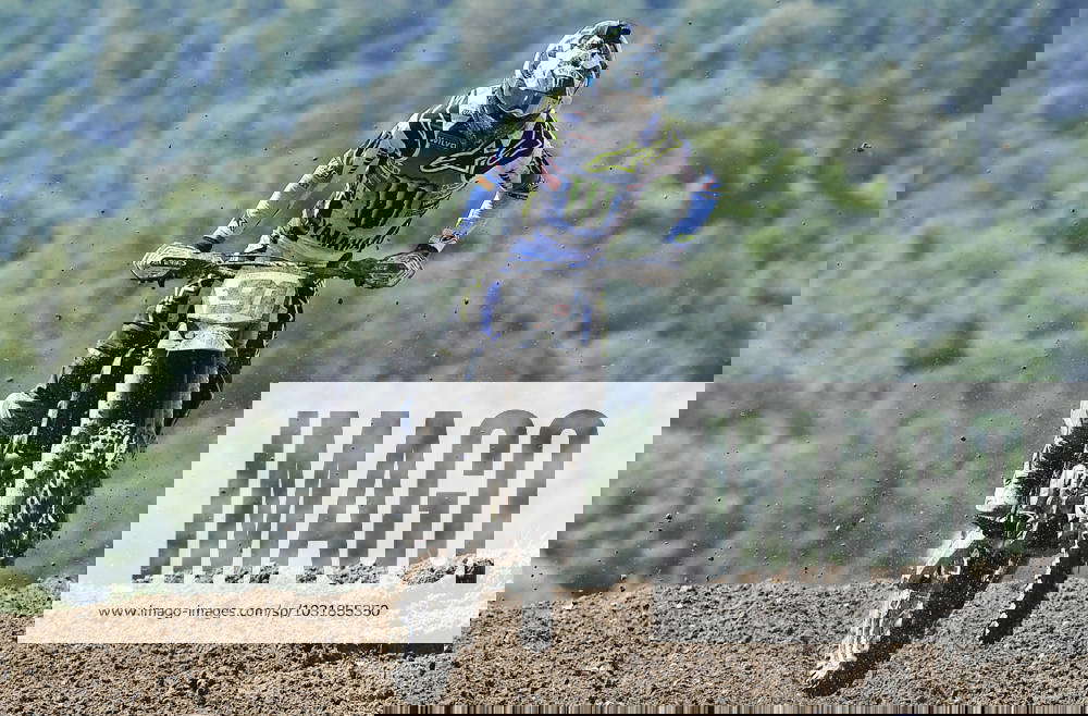 Rider Jeremy Seewer of Switzerland in action during the Motocross World ...