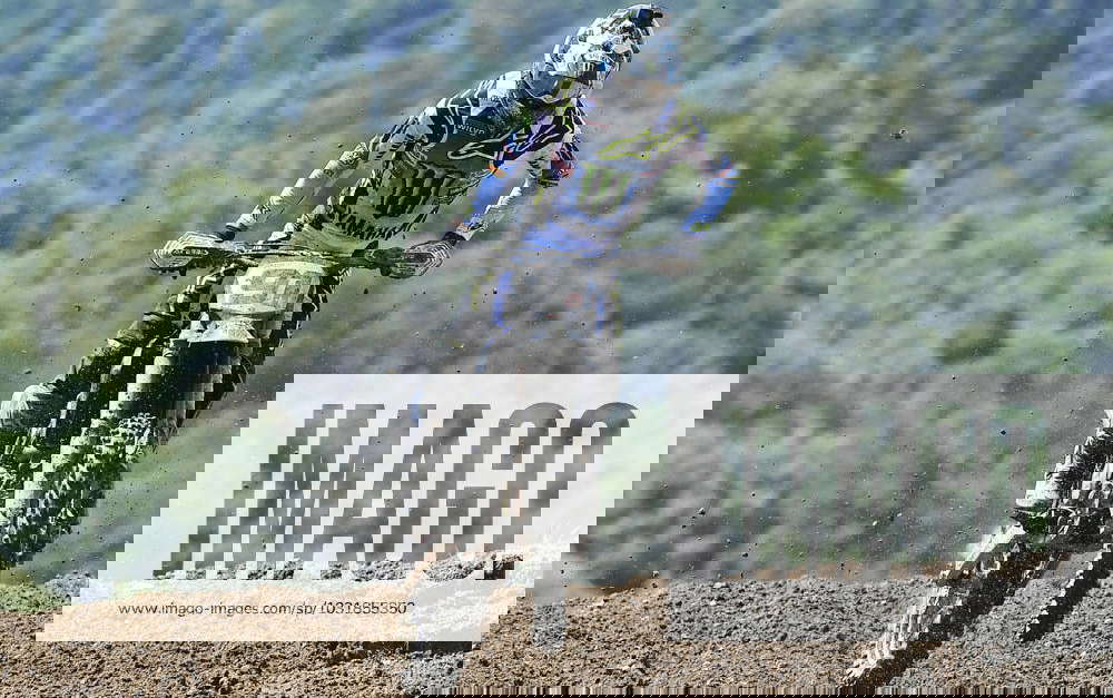 Rider Jeremy Seewer of Switzerland in action during the Motocross World ...