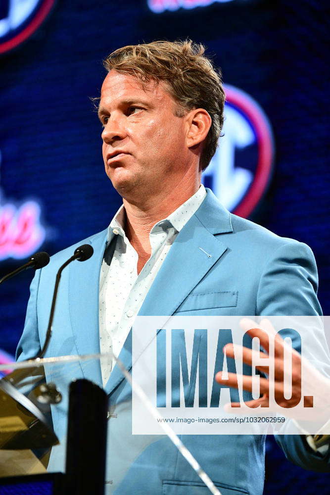 July 20, 2023, Nashville, Tennessee, USA: Ole Miss head football coach ...