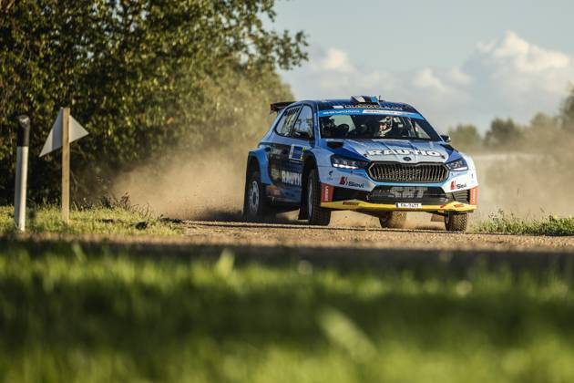 25 Egon KAUR, Jakko VIILO, SKODA FABIA RS, RC2, Rally2, action during ...