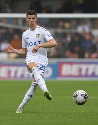 York, England, 22nd July 2023. Sam Byram of Leeds United during the Pre ...