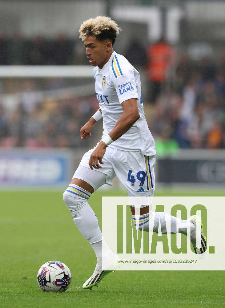 York, England, 22nd July 2023. Mateo Joseph of Leeds United during the ...