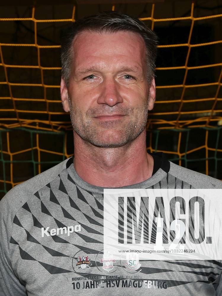 Torwart Marco Stange SC Magdeburg Allstars beim Benefiz Allstars Game ...
