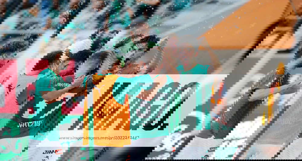 FC St Gallen FC Basel Goal celebrations Gregory Karlen , Lukas ...