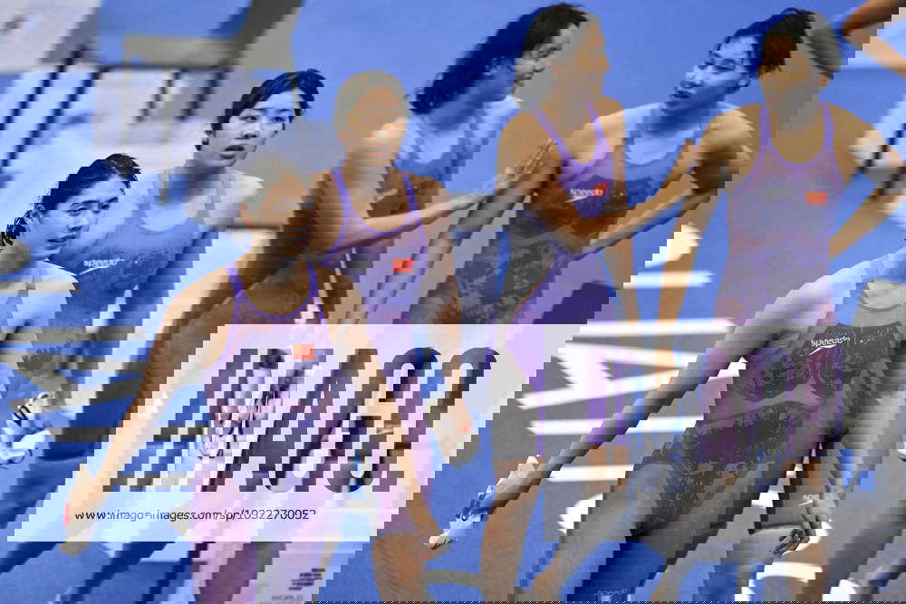 (230723) -- FUKUOKA, July 23, 2023 -- Zhang Yufei, Wu Qingfeng, Yang ...