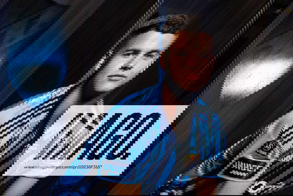 230724 Samuel Dahl poses for a portrait as he is presented as a new ...