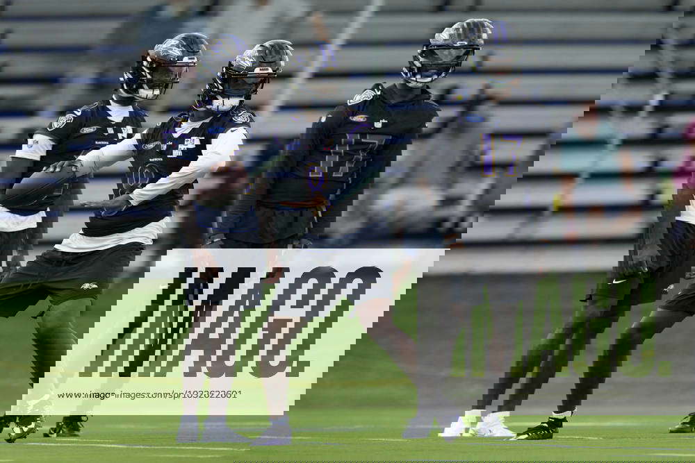 NFL, American Football Herren, USA Baltimore Ravens Training Camp Jul 27, 2023; Owings Mills, MD