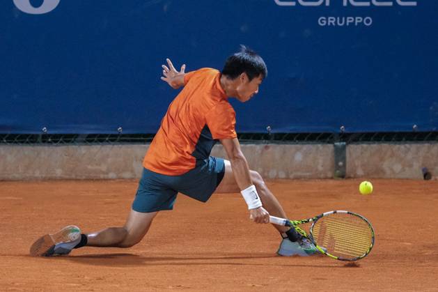 Chun-Hsin Tseng in action during Internazionali di Verona - ATP, Tennis ...