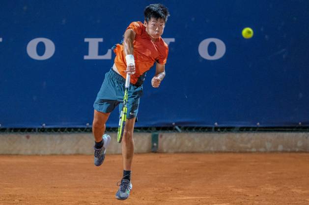 Chun-Hsin Tseng in action during Internazionali di Verona - ATP, Tennis ...