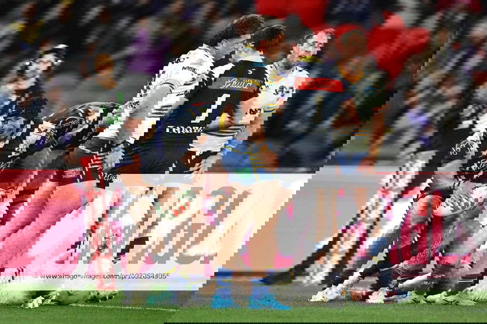 NRL STORM EELS, Marion Seve of the Storm (left) celebrates scoring a ...