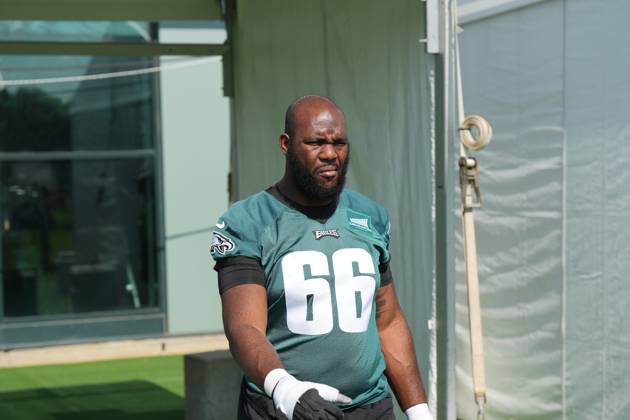 PHILADELPHIA, PA - JULY 26: Philadelphia Eagles tackle Roderick Johnson ...