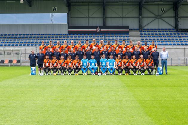 BELGIUM SOCCER PRE SEASON KMSK DEINZE team picture of KMSK Deinze: Top ...