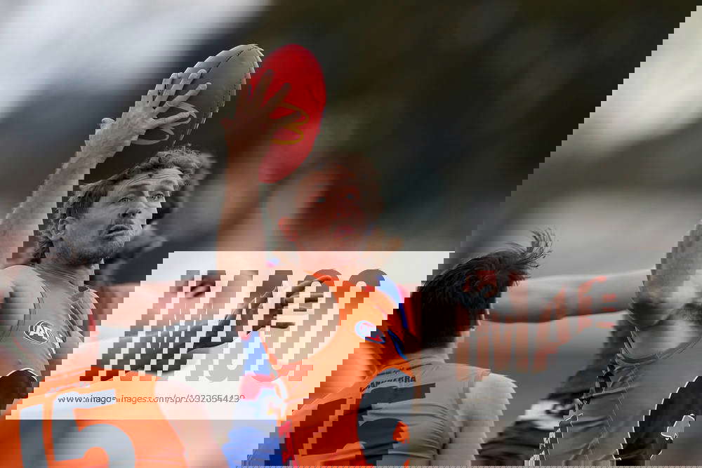 AFL BULLDOGS GIANTS, Harry Perryman of the Giants in action during the ...