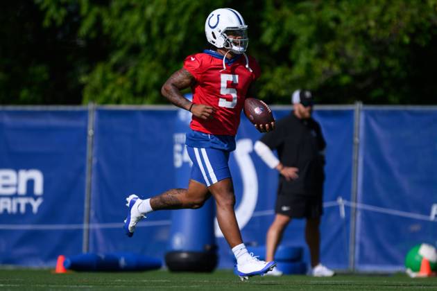 WESTFIELD, IN - JULY 25: Indianapolis Colts cornerback Jaylin Simpson ...