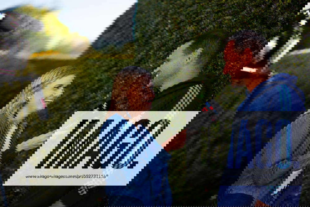 Jessica Matyschok NTV RTL TV presenter interviewing Panagiotis Joti Chatzialexiou Germany