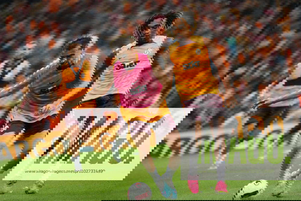 Galatasaray team continues their training sessions at Rams Park Stadium ...