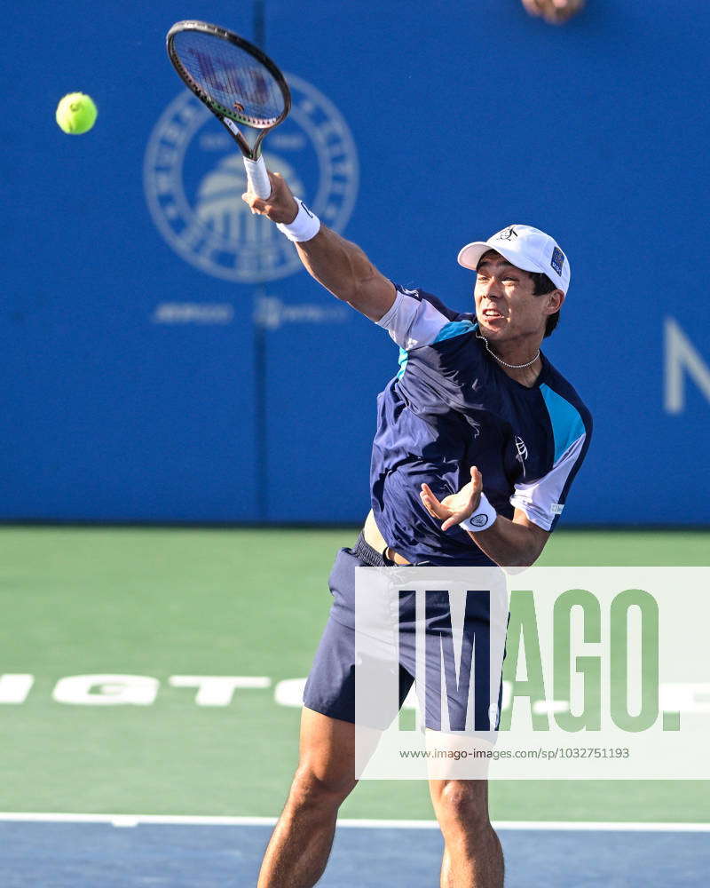 July 31, 2023, Washington, D.C, U.S: MACKENZIE MCDONALD hits an ...