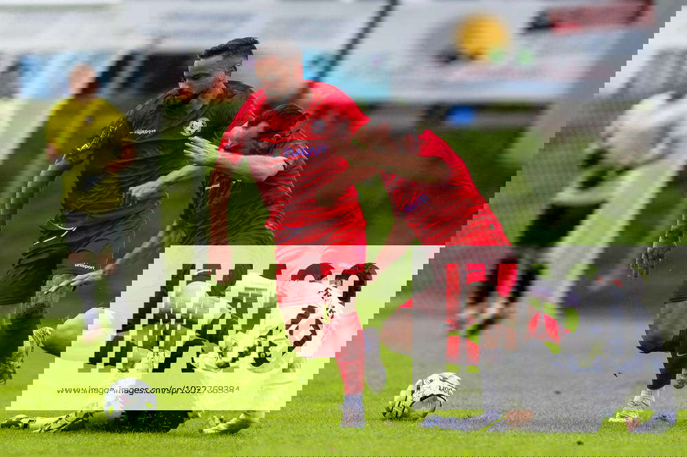 Jonathan Hartmann 20, FV Weiler in front of Kaan Basar 18, FV Weiler ...