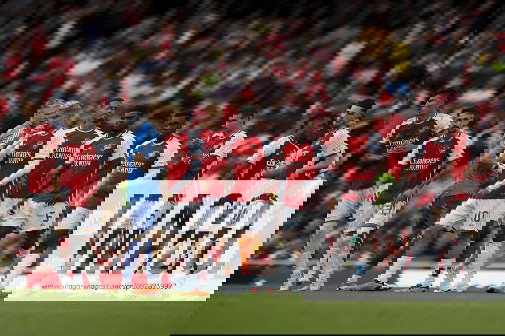 Arsenal FC v AS Monaco: Emirates Cup Arsenal lineup pre game during the ...