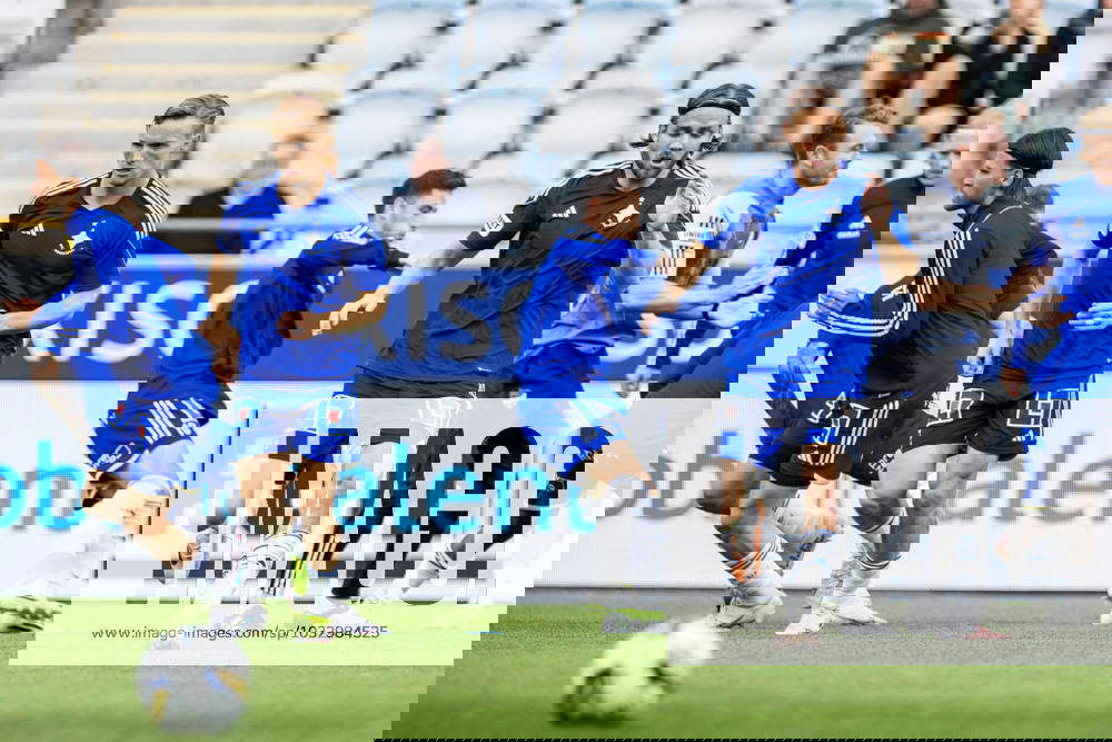 230807 Norrköpings Jacob Ortmark and Christoffer Nyman in the warm-up ...