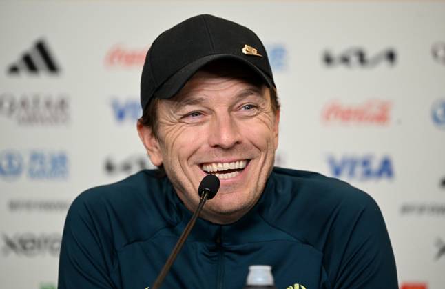 WWC23 AUSTRALIA TRAINING, Australian coach Tony Gustavsson is seen ...