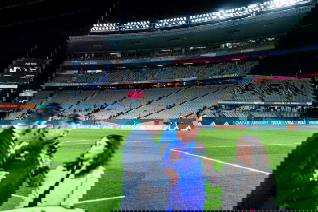 Bojan Djordjic and Jennifer Kücükaslan of Swedish broadcaster Viaplay ...