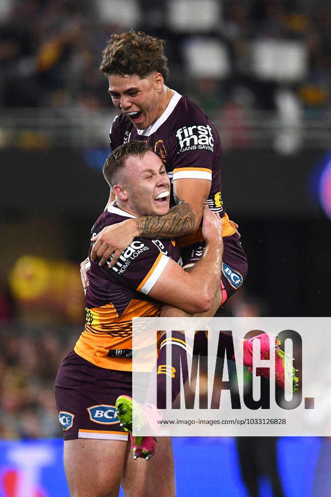 NRL BRONCOS EELS, Billy Walters and Reece Walsh of the Broncos ...