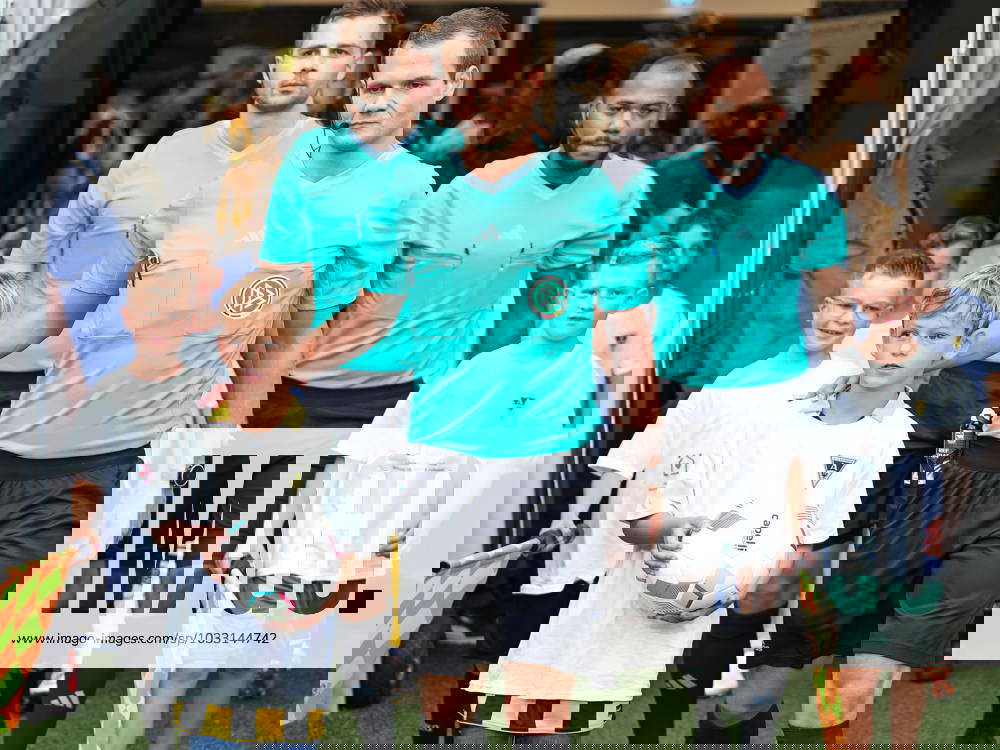 Dr Robin Braun referee with his assistants Marc Philip Eckermann and ...