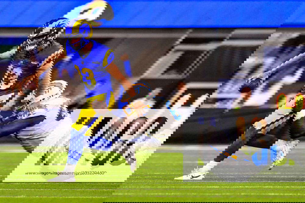 August 12, 2023 Inglewood, CA.Los Angeles Rams quarterback Stetson ...