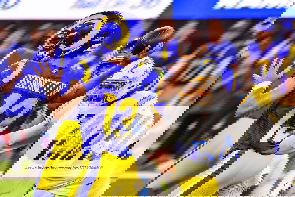 August 12, 2023 Inglewood, CA.Los Angeles Rams quarterback Stetson ...