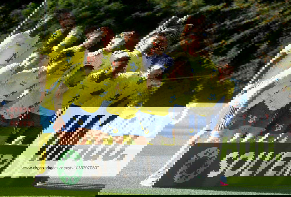 AROUCA, PORTUGAL - AUGUST 10: team group, Mannschaftsbild, Totale of FC ...