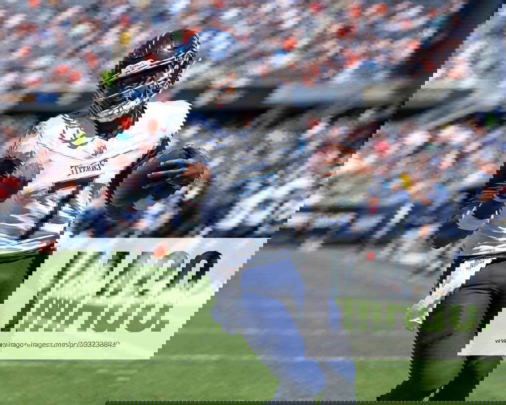 August 12, 2023 - Tennessee Titans quarterback Malik Willis (7) scores ...