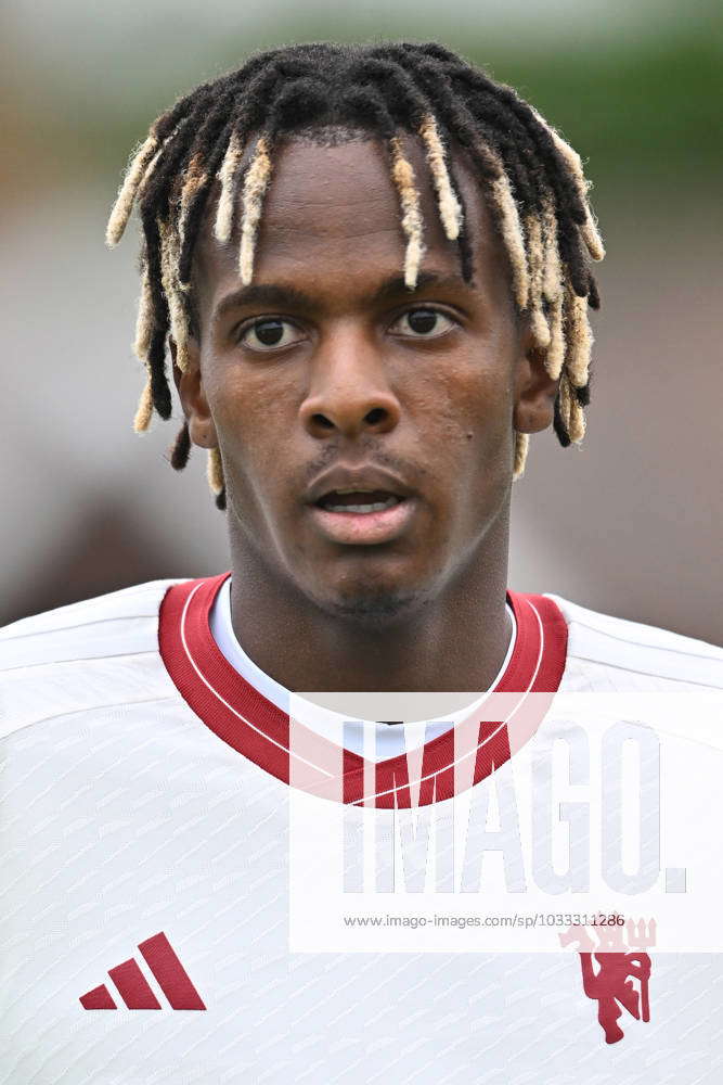 BECKENHAM, ENGLAND - AUGUST 14: headshot of Noam Emeran of Manchester ...