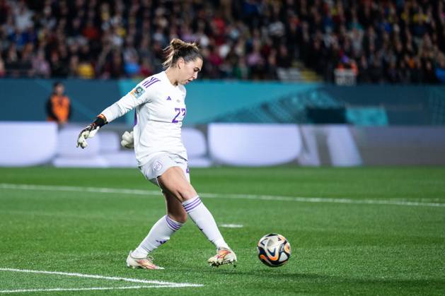 Goalkeeper Cata Coll of Spain during the FIFA Women s World Cup ...