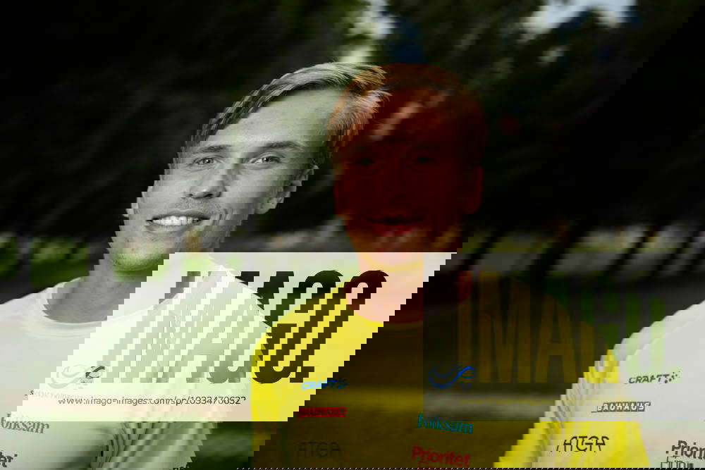 230818 Joel Bengtsson of the Swedish national athletics team poses for ...